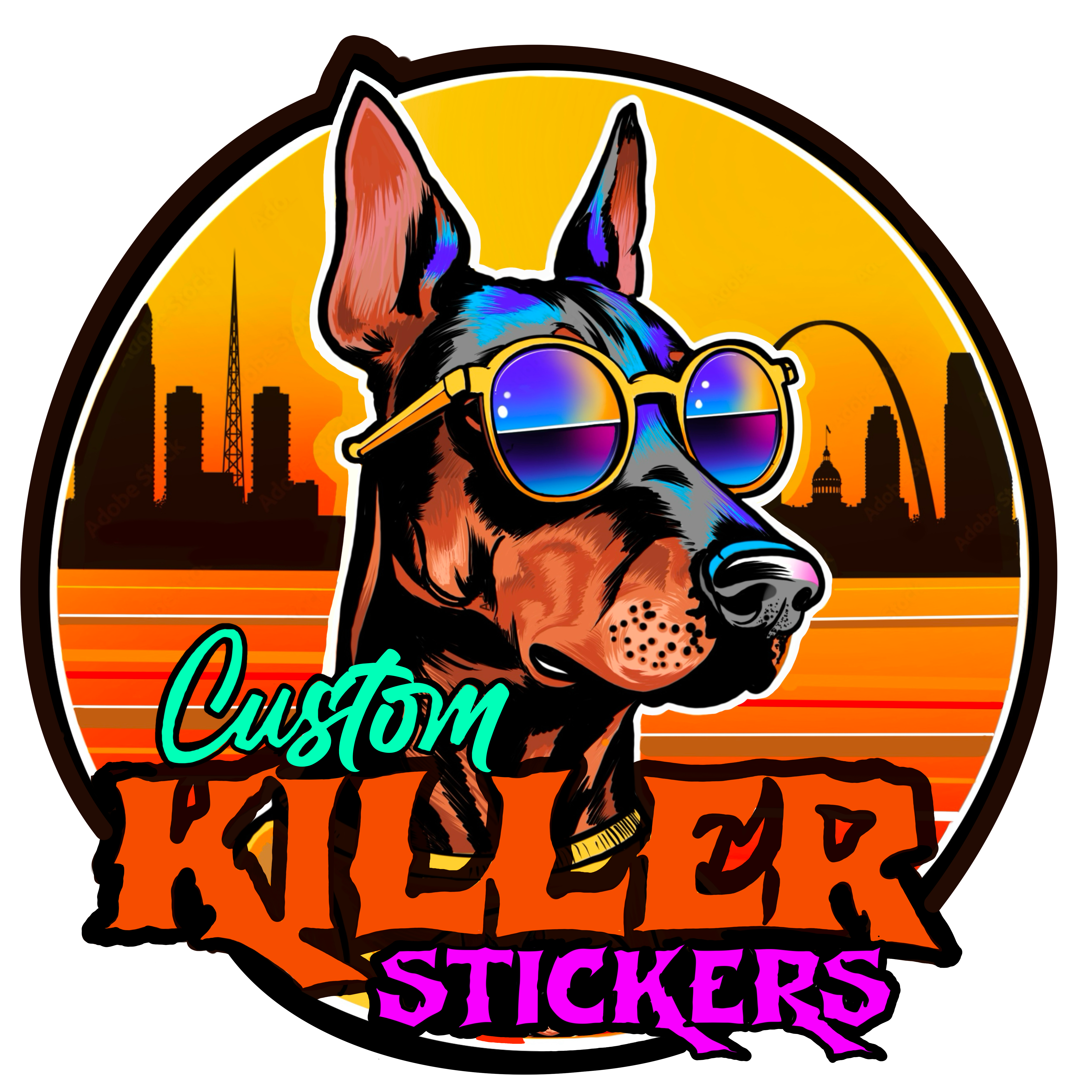 Custom Die-Cut Stickers – Killer-Transfers